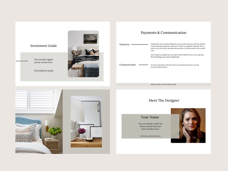 Interior Design Investment Guide | Interior Design Business Template ...