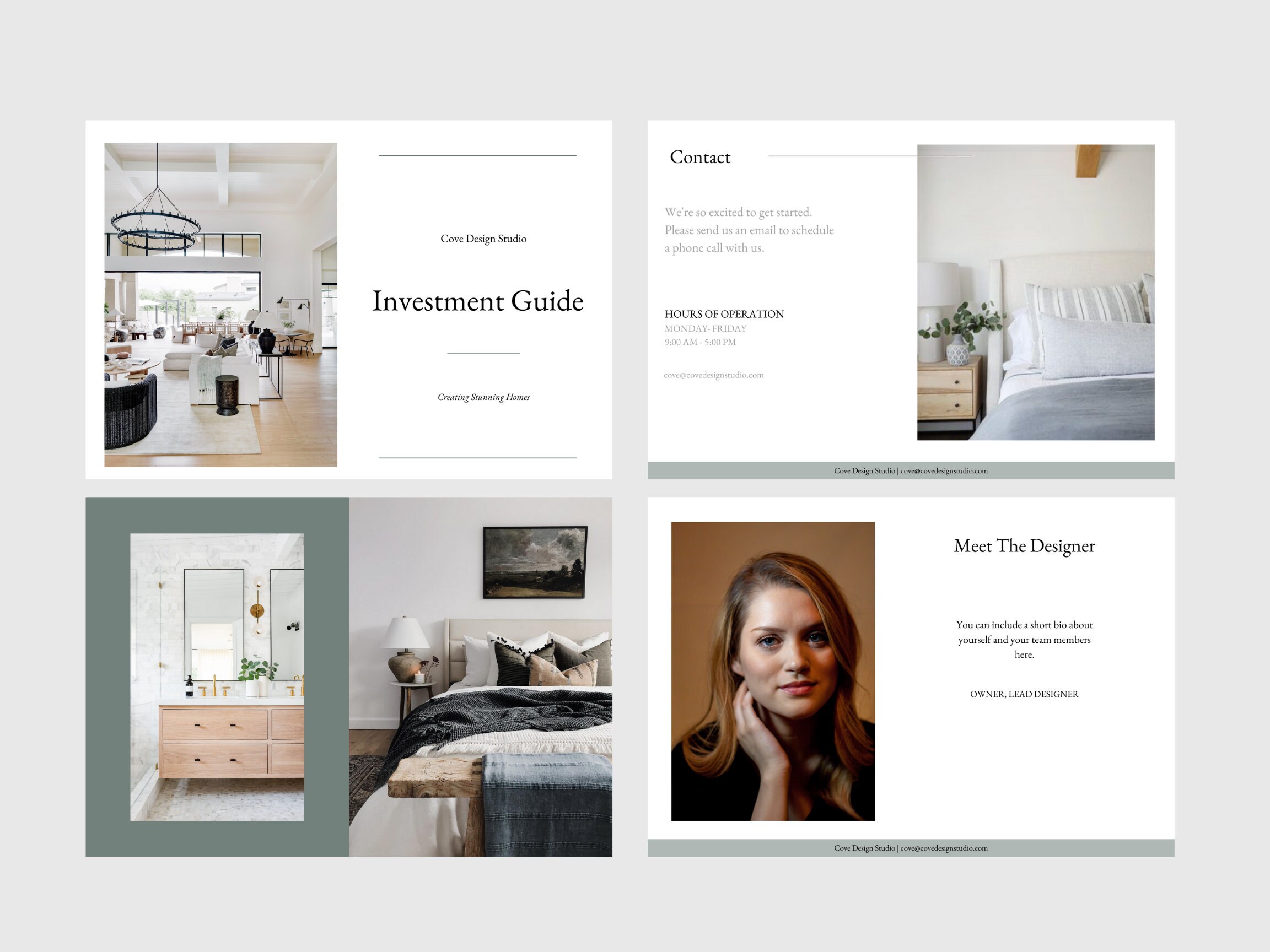 Interior Design Investment Guide | Interior Design Business Template ...