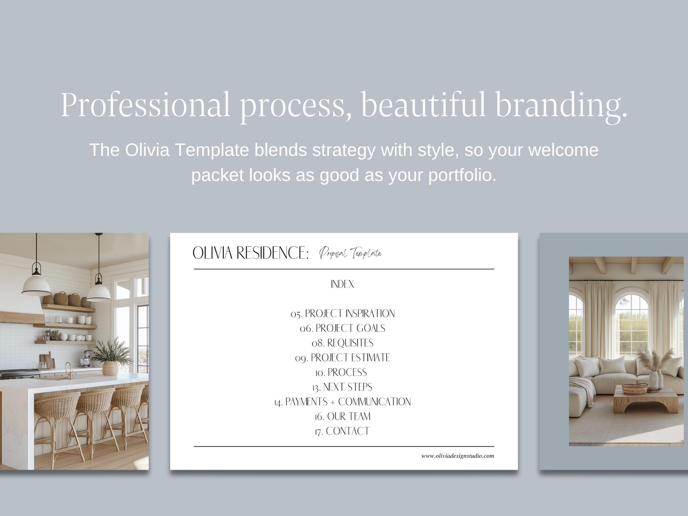 Interior Design Proposal Template | Interior Design Business Template ...