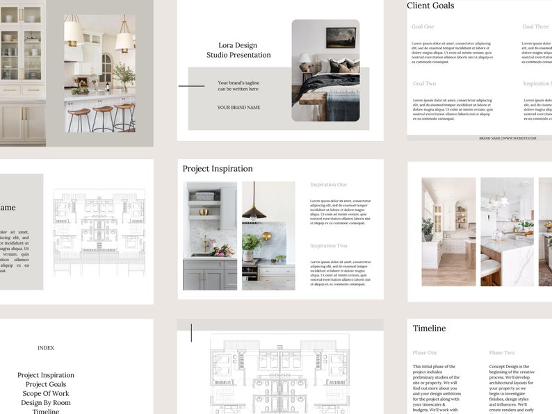 Interior Design Presentation | Business Template |business Startup ...