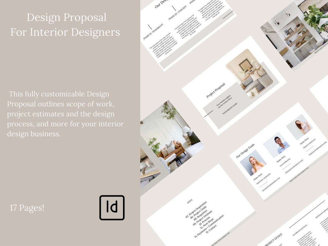 Interior Design Proposal | Interior Design Template | Design Business ...