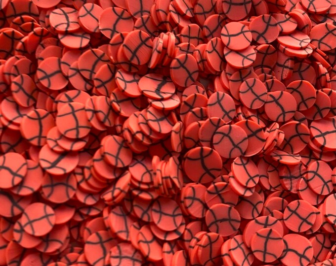 10g/30g Basketball Polymer Clay Slices (non-edible | Fake Sprinkles ...