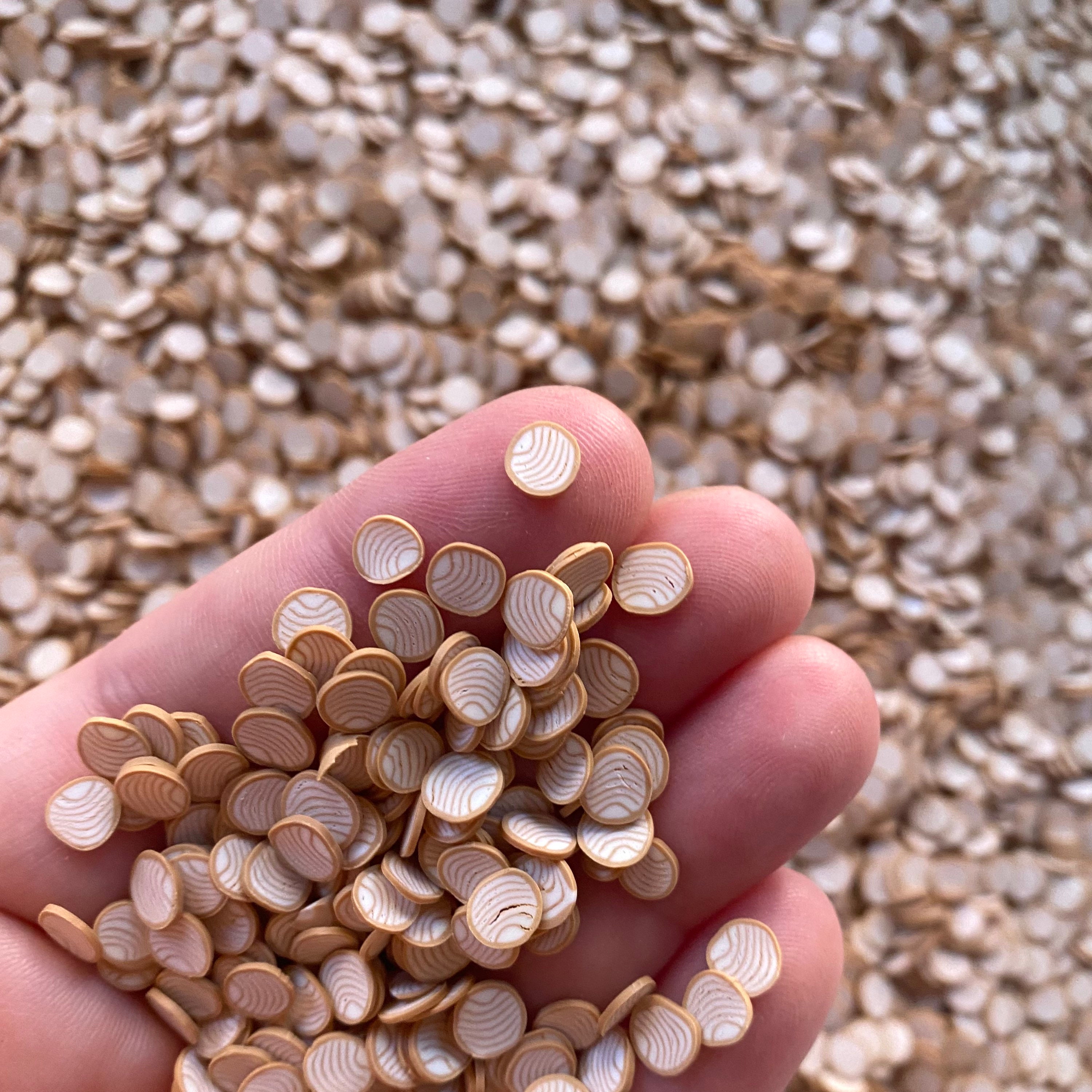 10/30g/50g Concha Bread Polymer Clay Slices non-edible Fake Sprinkles ...