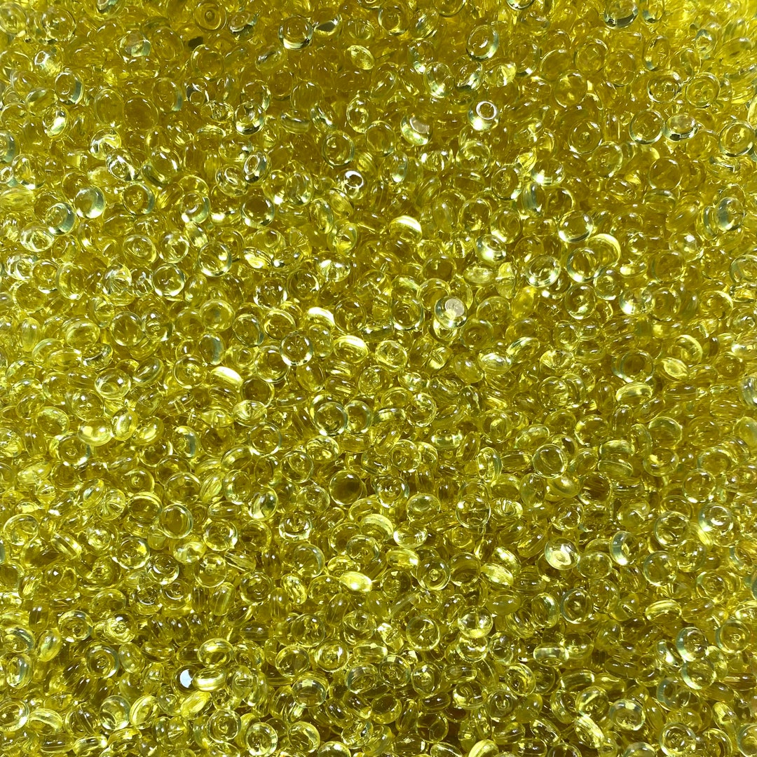 50g/100g/200g Yellow Fish Bowl Beads (slime Supplies | DIY Crafts ...