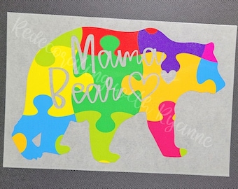Autism Mama Car Decal - Etsy