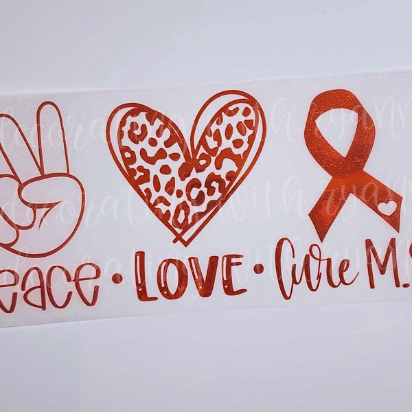 Fight Ms Decal - Etsy
