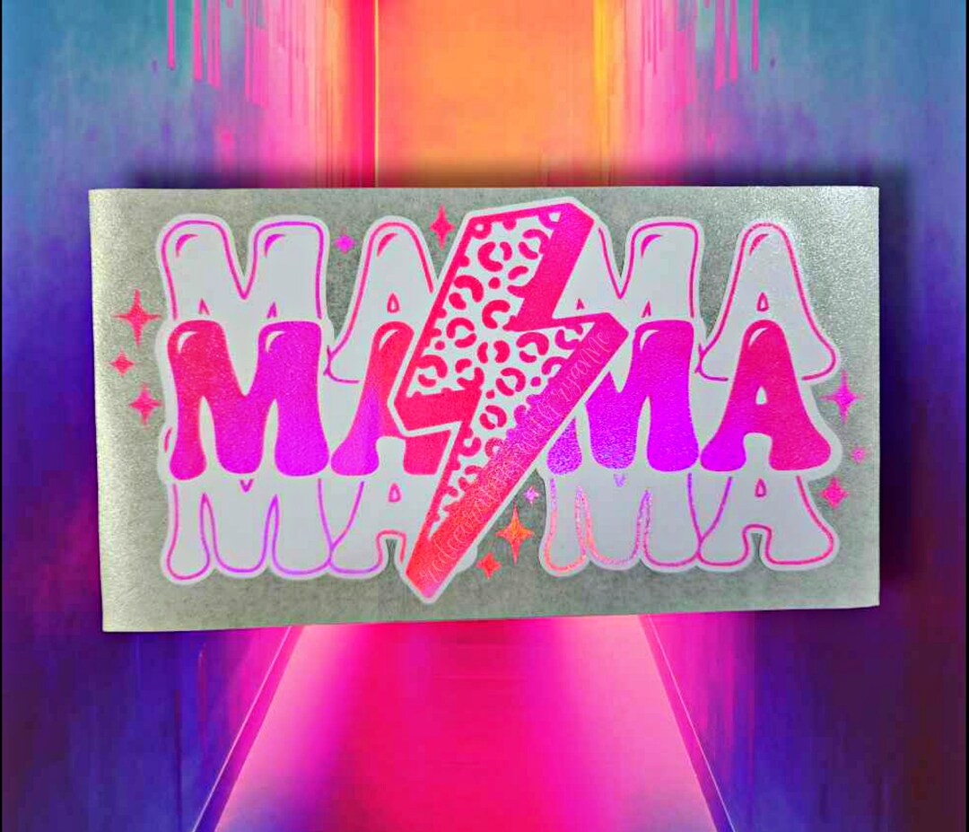 MAMA Premium Vinyl Decal || Cheetah Print Decal for Mom || MAMA Car ...