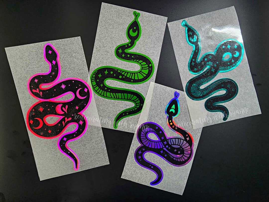 Holographic Celestial Snake Vinyl Decal || Premium Holographic ...