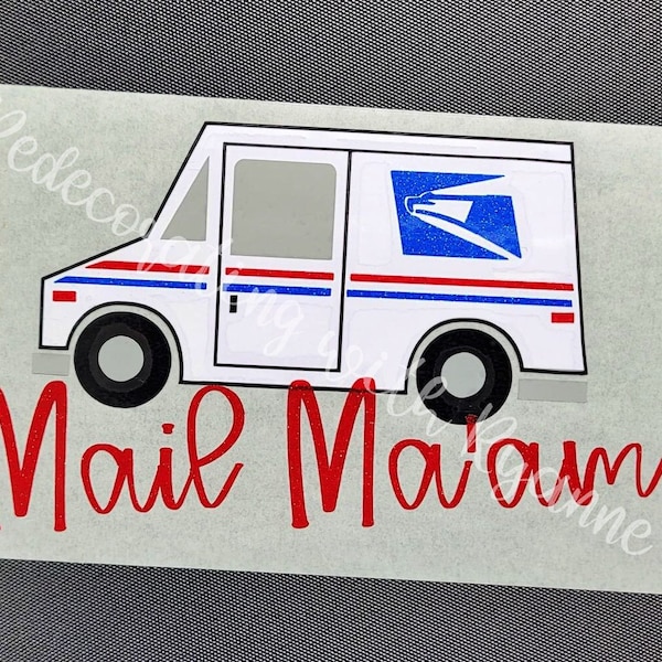Mail Carrier Decal - Etsy