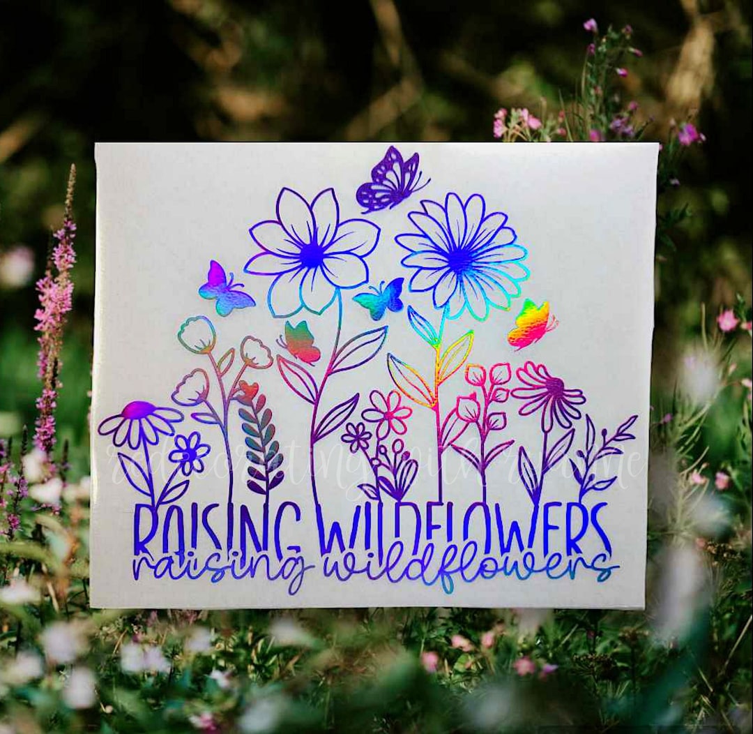 Raising Wildflowers Car Decal || Wildflower Decal || Mom Decal ...