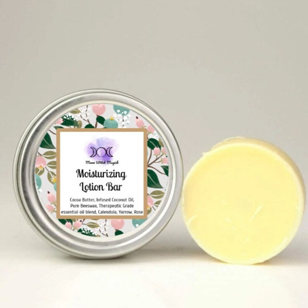 Lotion Bar for Skin Repair, Yarrow & Calendula Moisturizing Lotion Bar ...