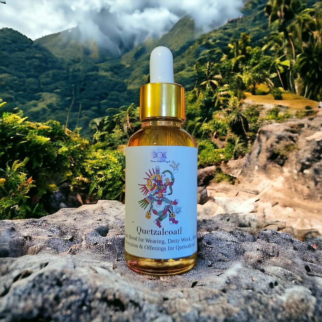 Quetzalcoatl Invocation Oil: Aztec Ritual Blend for Divination - Etsy