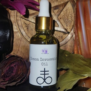 Demon Invocation Oil, Demonic Summoning Oil, Ritual Spell Oil for ...