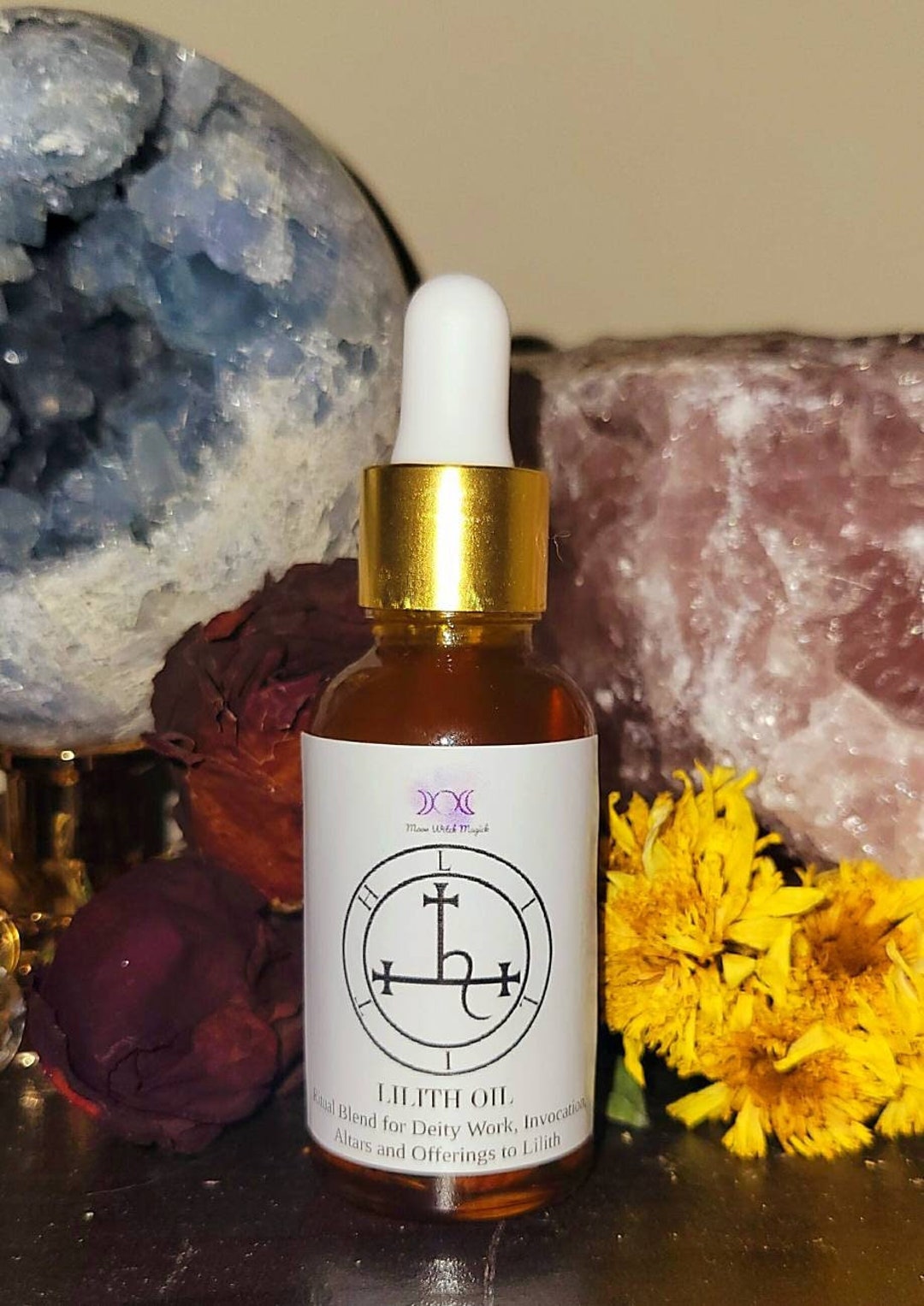 Lilith Invocation Oil, Ritual Oil Blend for Divination, Deity Work ...