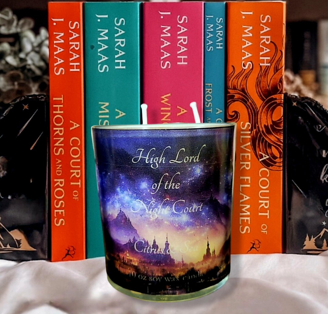 Rhysand Candle: Citrus & Sea Scent - ACOTAR Bookish Candle - Etsy