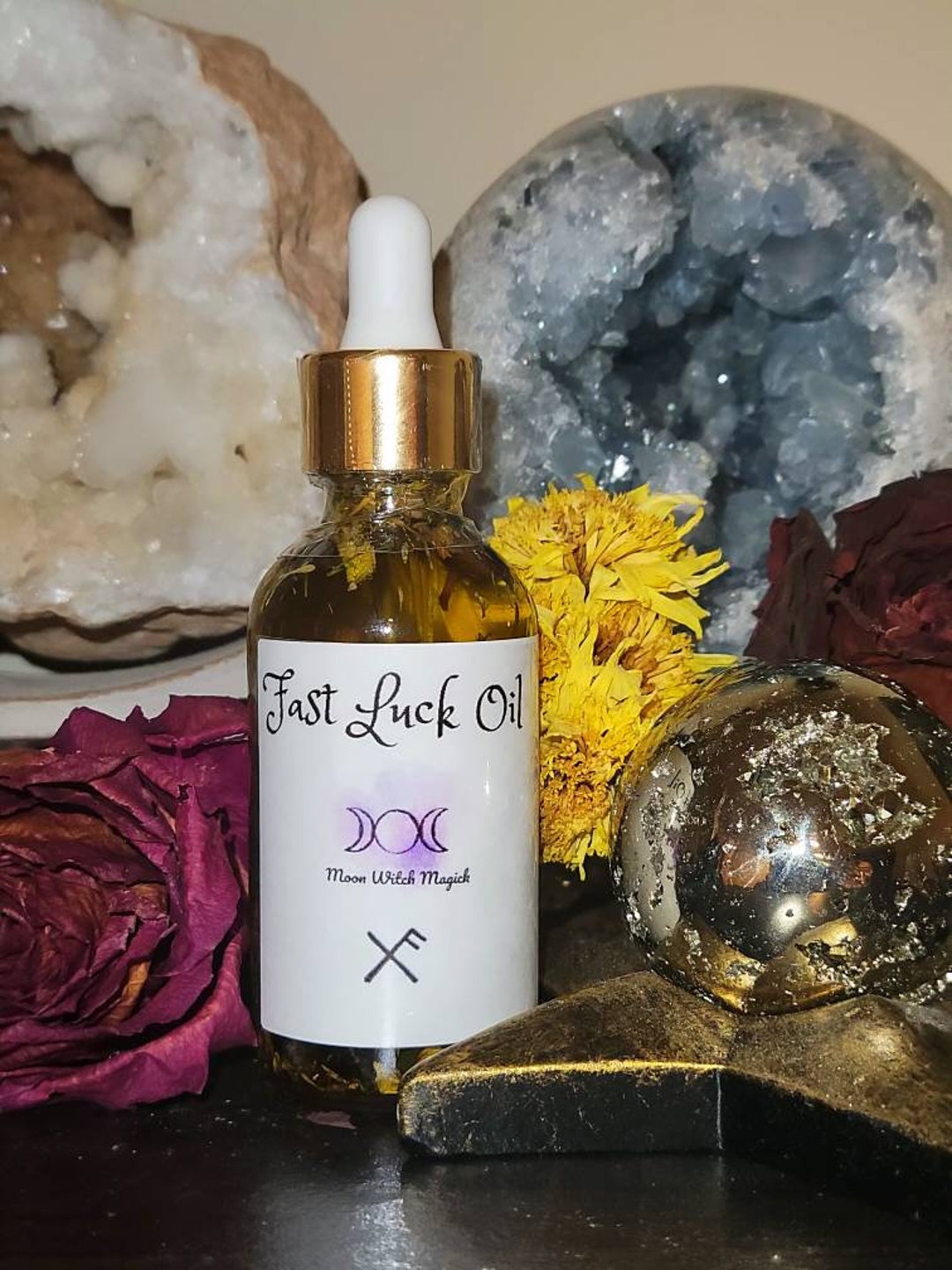 Fast Luck Oil (2 Oz Dropper Bottle) Spell Oil, Annointing Oil, Lucky ...