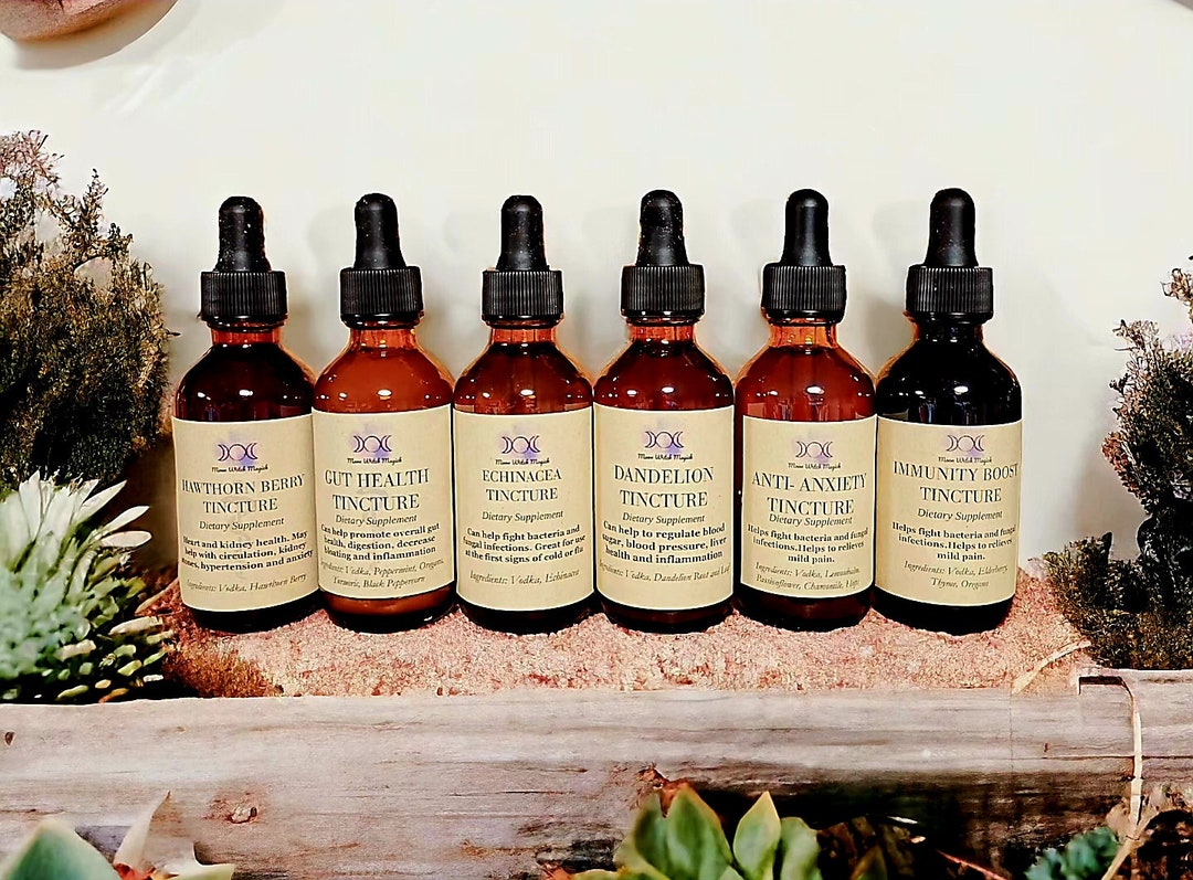 ASSORTED Tinctures, Liquid Extract Dietary Supplements, Elderberry ...