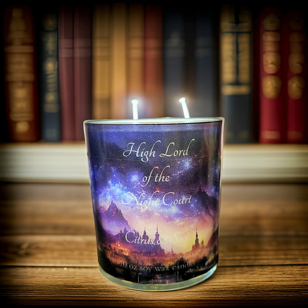 Rhysand Candle, Citrus & Sea Scent, Book Candles, ACOTAR, Bookish ...