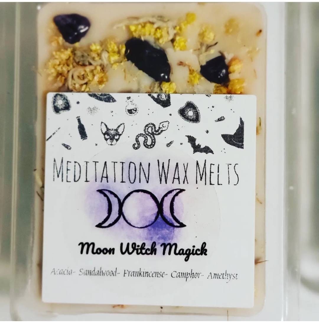 MEDITATION Wax Melts for Deep Relaxation and Focus, 8 Peice Wax Melt ...
