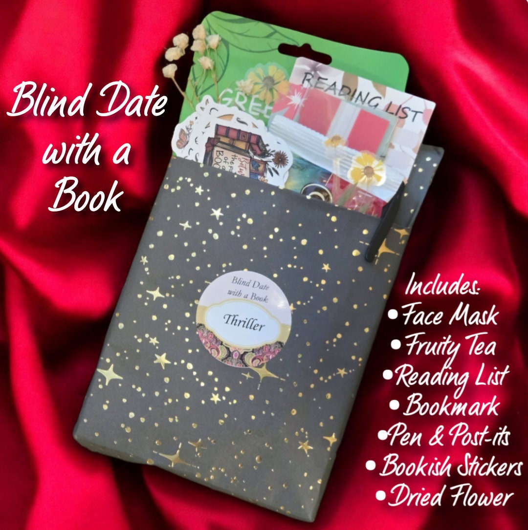 Blind Date With a Book, Choose Genre and Cover Type, Free Bookmark ...
