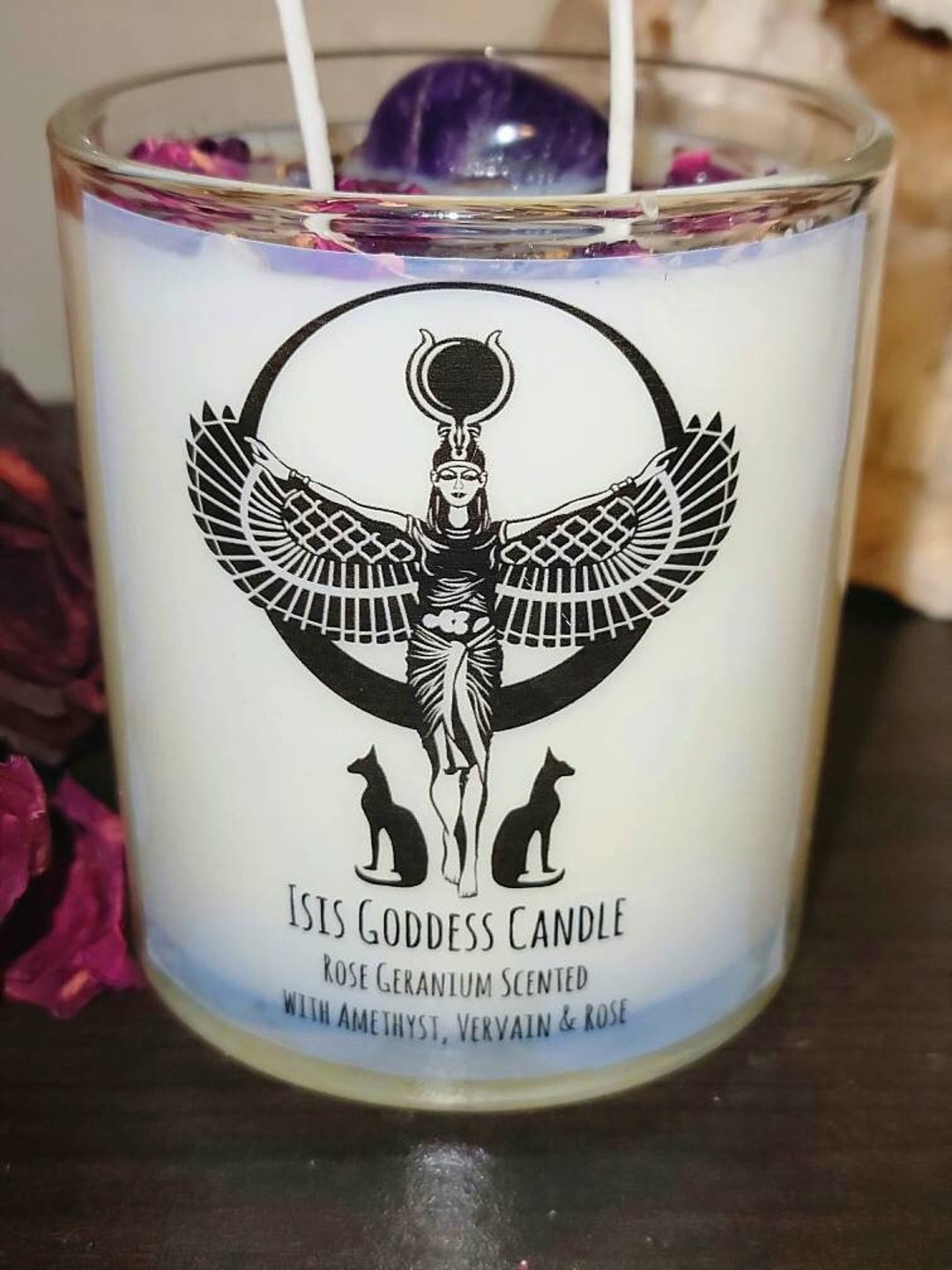 Isis Goddess Candle, Isis Candle, Egyptian Goddess, Deity Candle ...