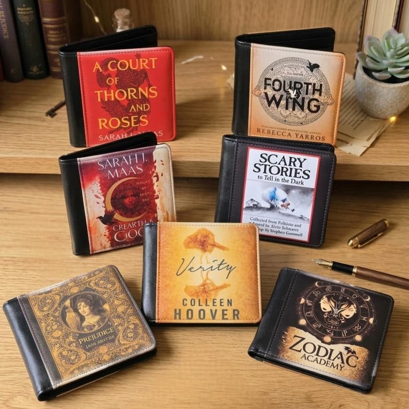 Book Wallet - Etsy