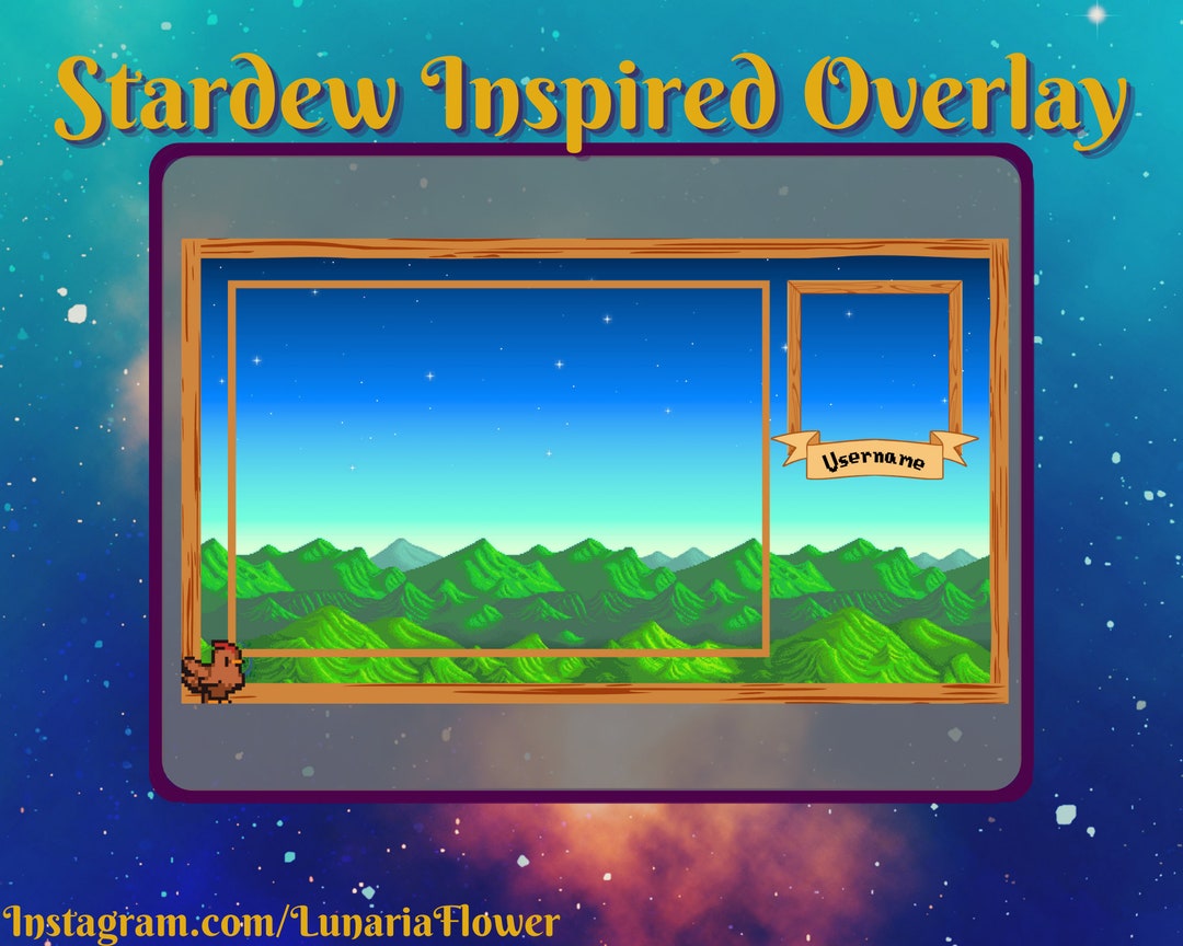 Stardew Valley Twitch Overlay - Etsy