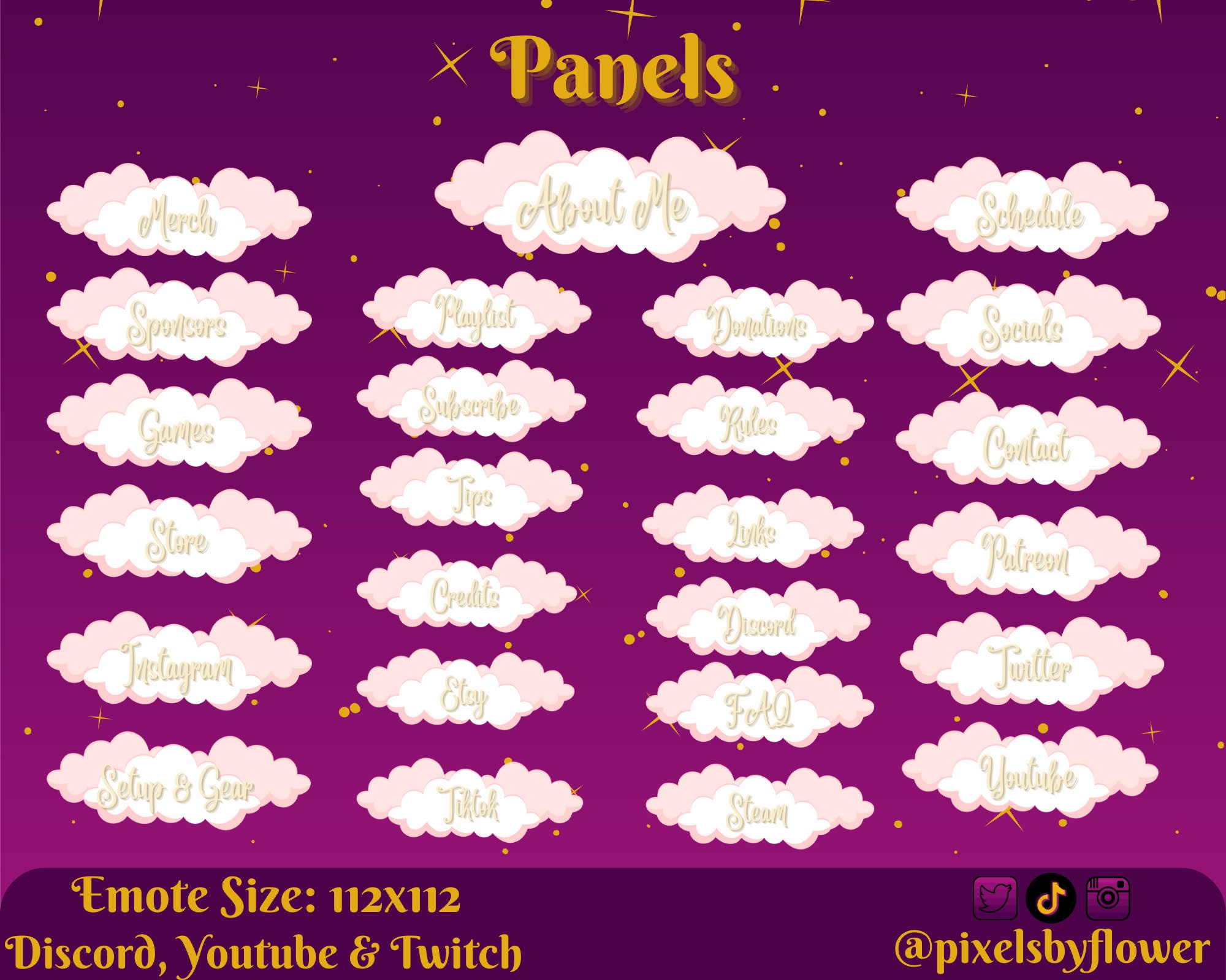 Pink Cloud Overlay - Etsy
