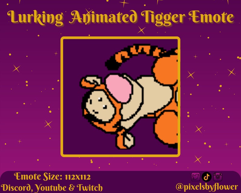 Custom Animated Pixelated Emote Set of 3, Twitch, Discord, Youtube ...