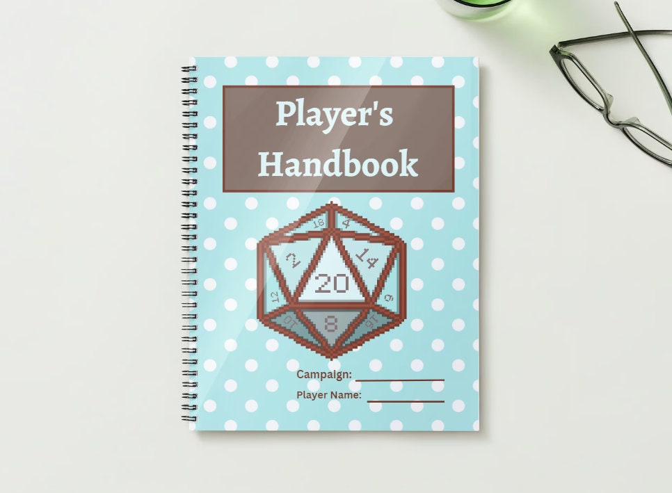 Polka Dot Dungeons and Dragons Character Sheet Book - Etsy