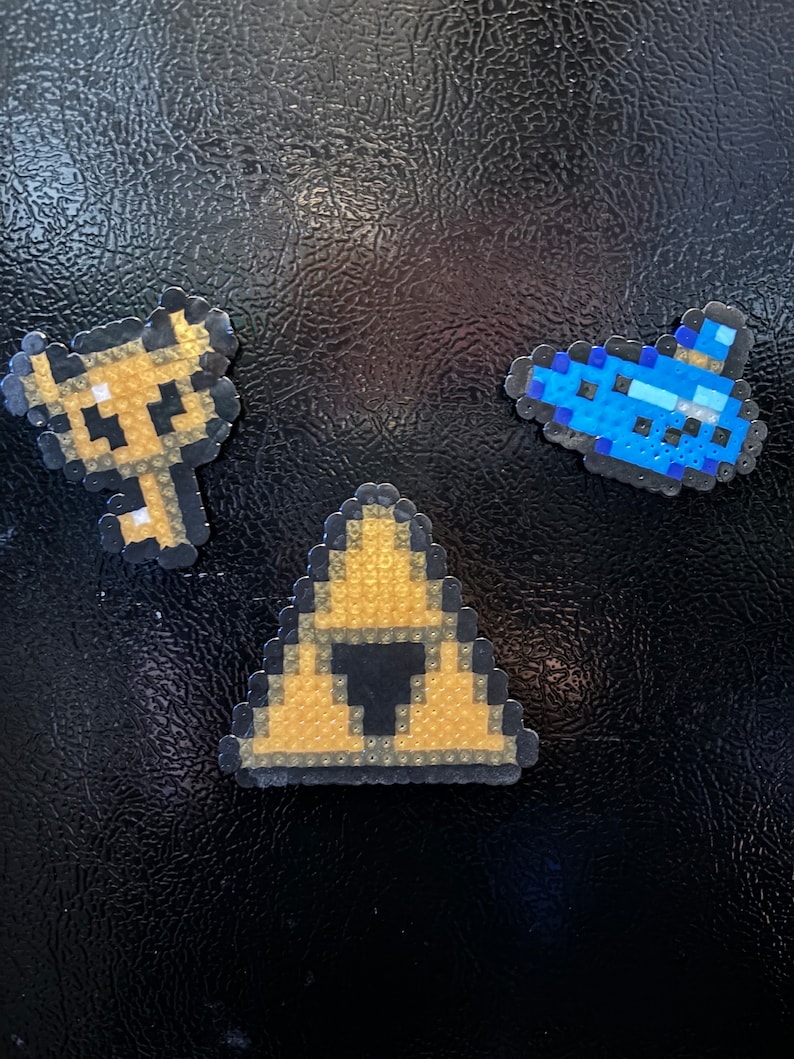 Legend of Zelda Perler Magnets - Etsy