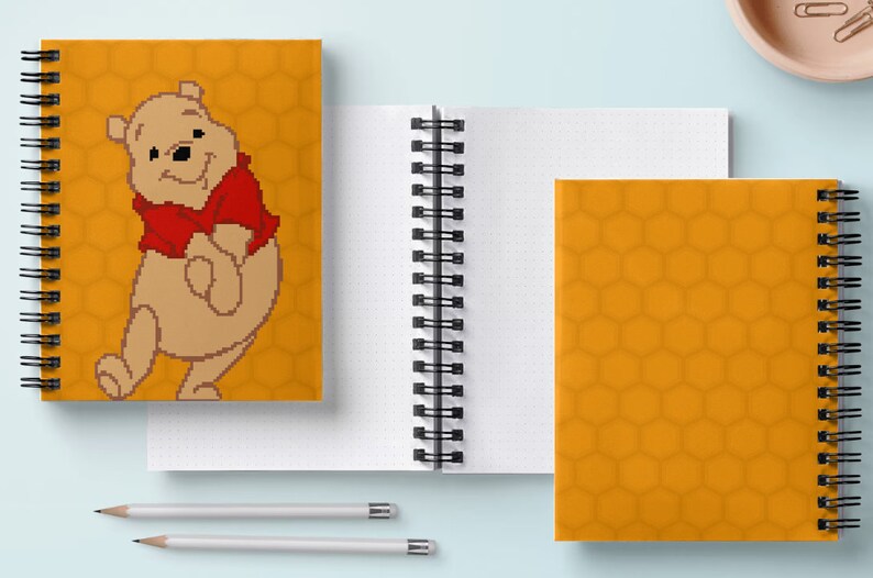 Shy Winnie the Pooh Notebook - Etsy
