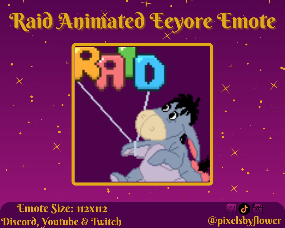 Custom Animated Pixelated Emote Set of 3, Twitch, Discord, Youtube ...