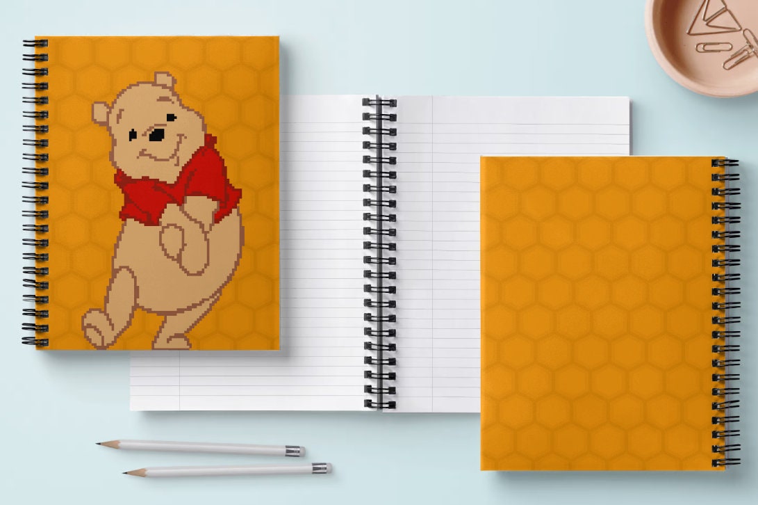 Shy Winnie the Pooh Notebook - Etsy
