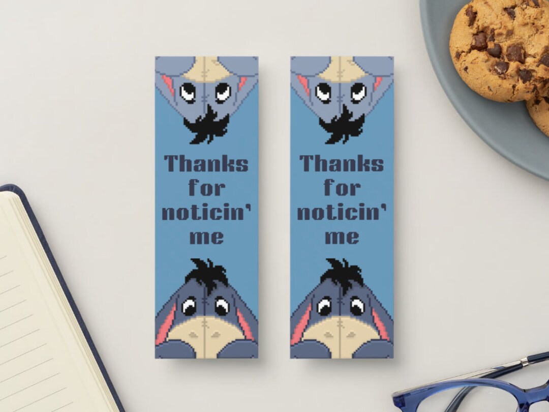 Peeking Eeyore Bookmark - Etsy