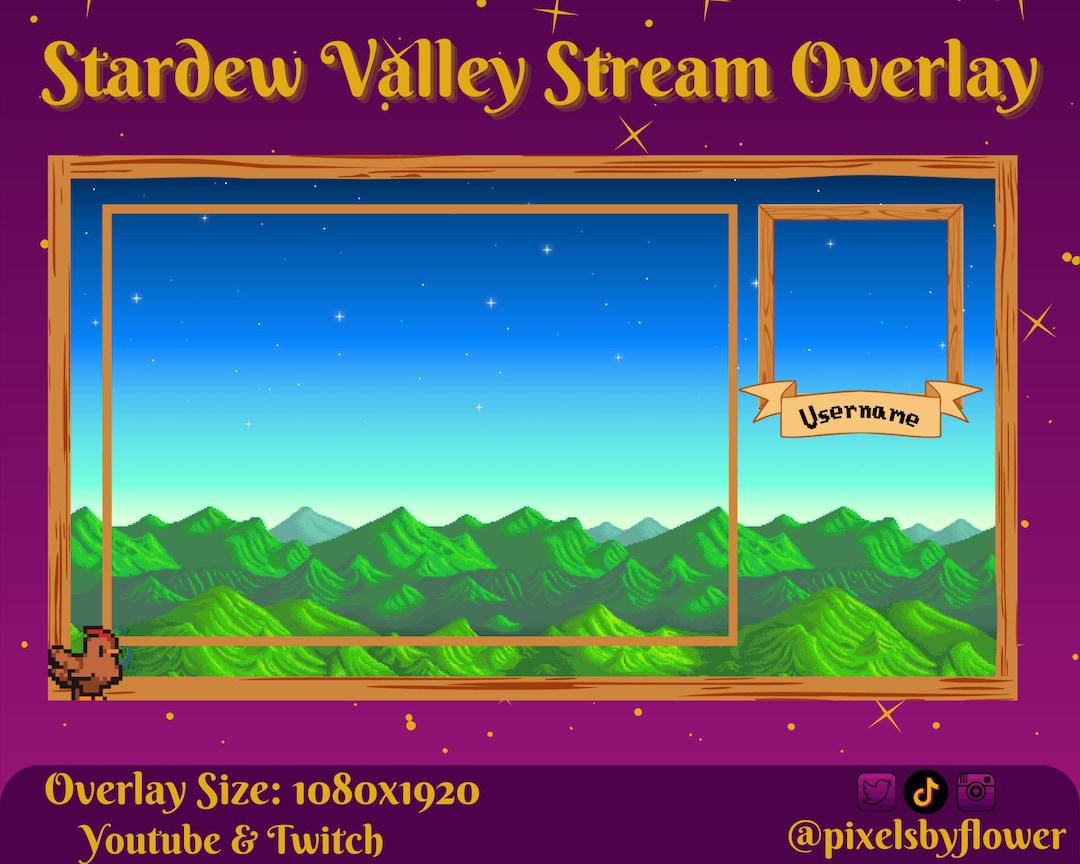 Stardew Valley Twitch Overlay - Etsy