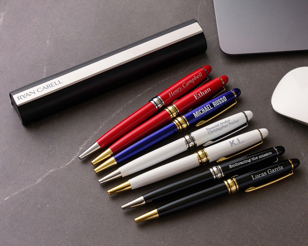Custom Engraved Business Pen 04 Office Gift Ideas Personalized Gift for ...