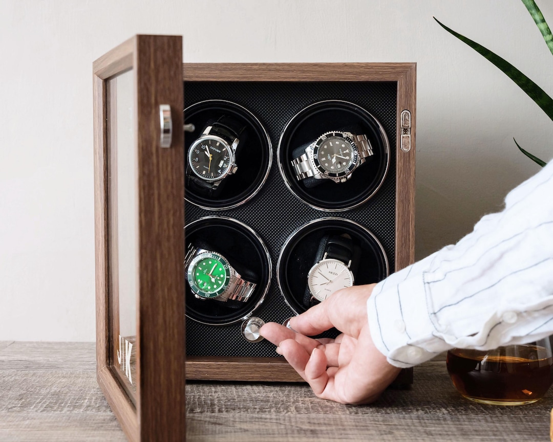 Custom Watch Winder,personalized Gift for Him,watch Holder Watch ...