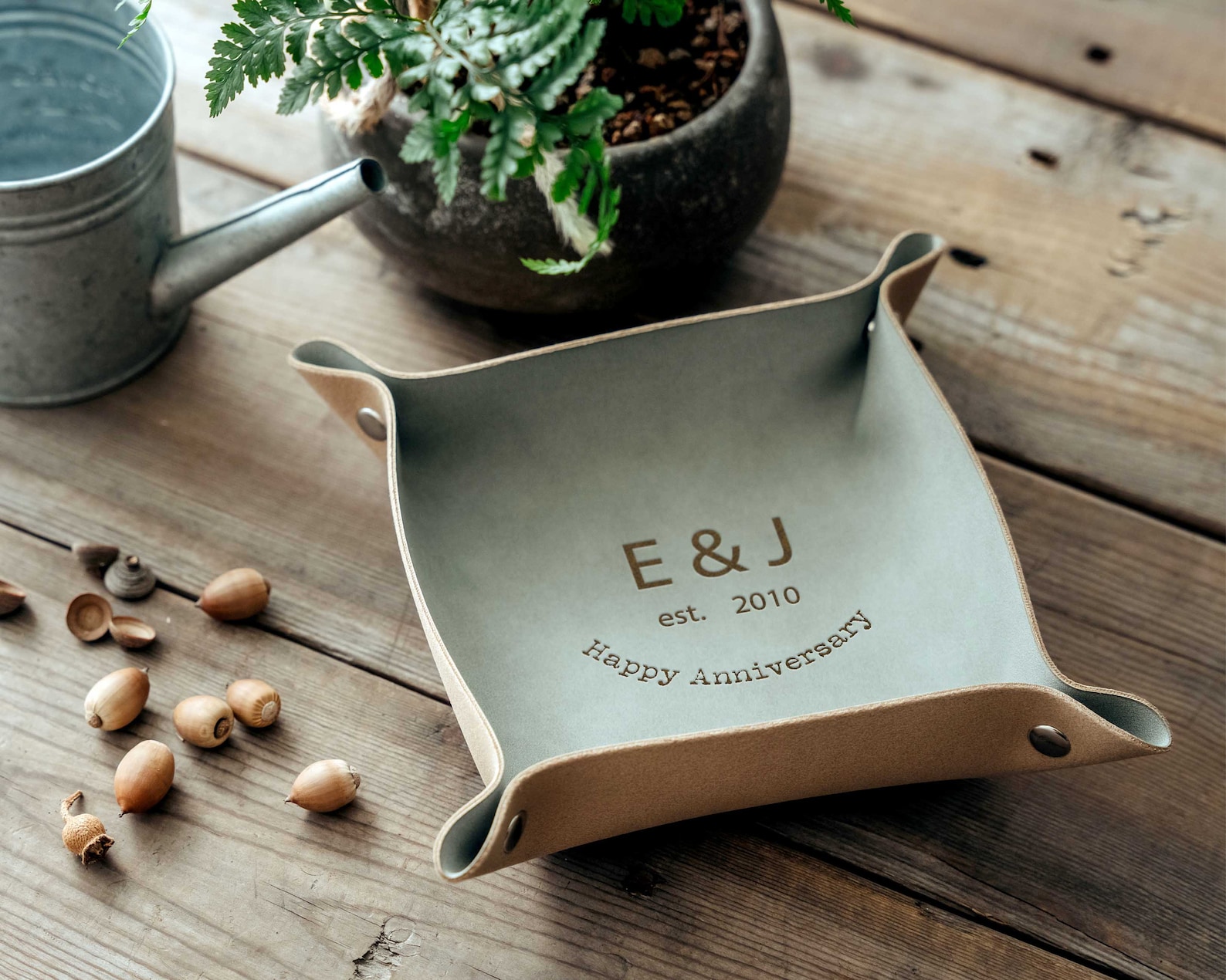 Personalized Valet Tray Desk Organizer Christmas Gifts - Etsy