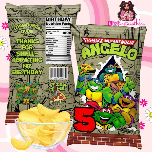 Ninja Turtle Favors - Etsy
