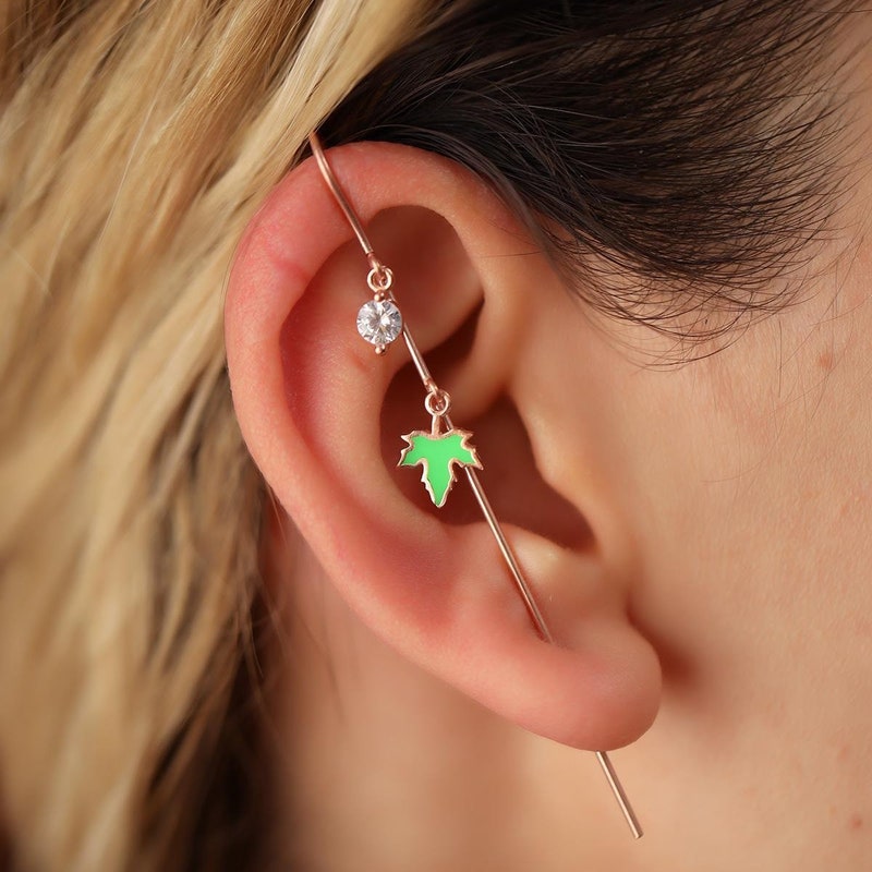 Ear Pin Earrings - Etsy