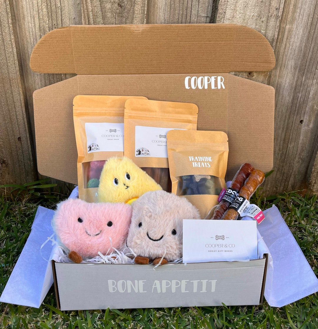 Doggy Treat Obsessed Box Gift Hamper for DOGS - Etsy