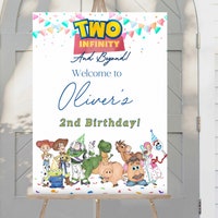 Printable & Editable Toy Story Party Directional Sign Template, Toy ...