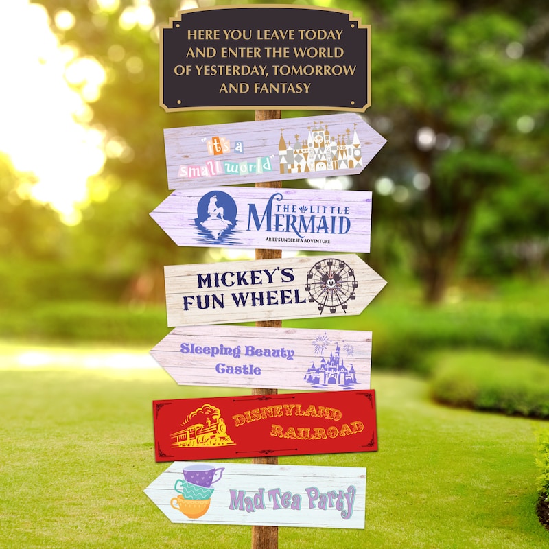 Disneyland Sign - Etsy