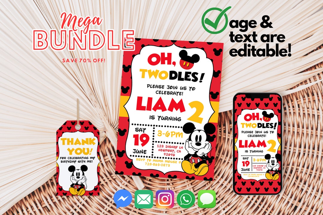 Boy Birthday Invite | 2nd Birthday Invitation | Boy Birthday Theme ...