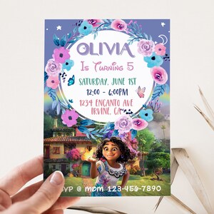 Encanto Birthday Invitation Encanto Birthday Invite Encanto Birthday ...