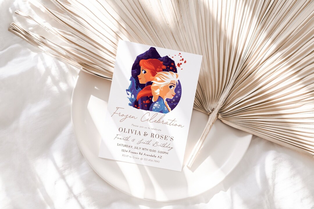 Frozen Birthday Invitation | Elsa Birthday Invitation | Elsa Party ...