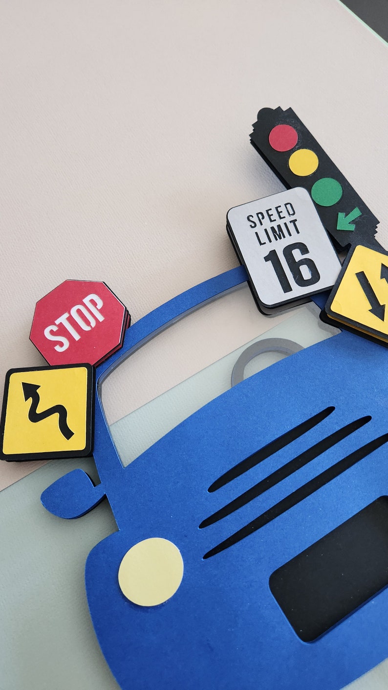 Driver License Birthday Cake Topper | Car Cake Topper | Birthday Topper ...