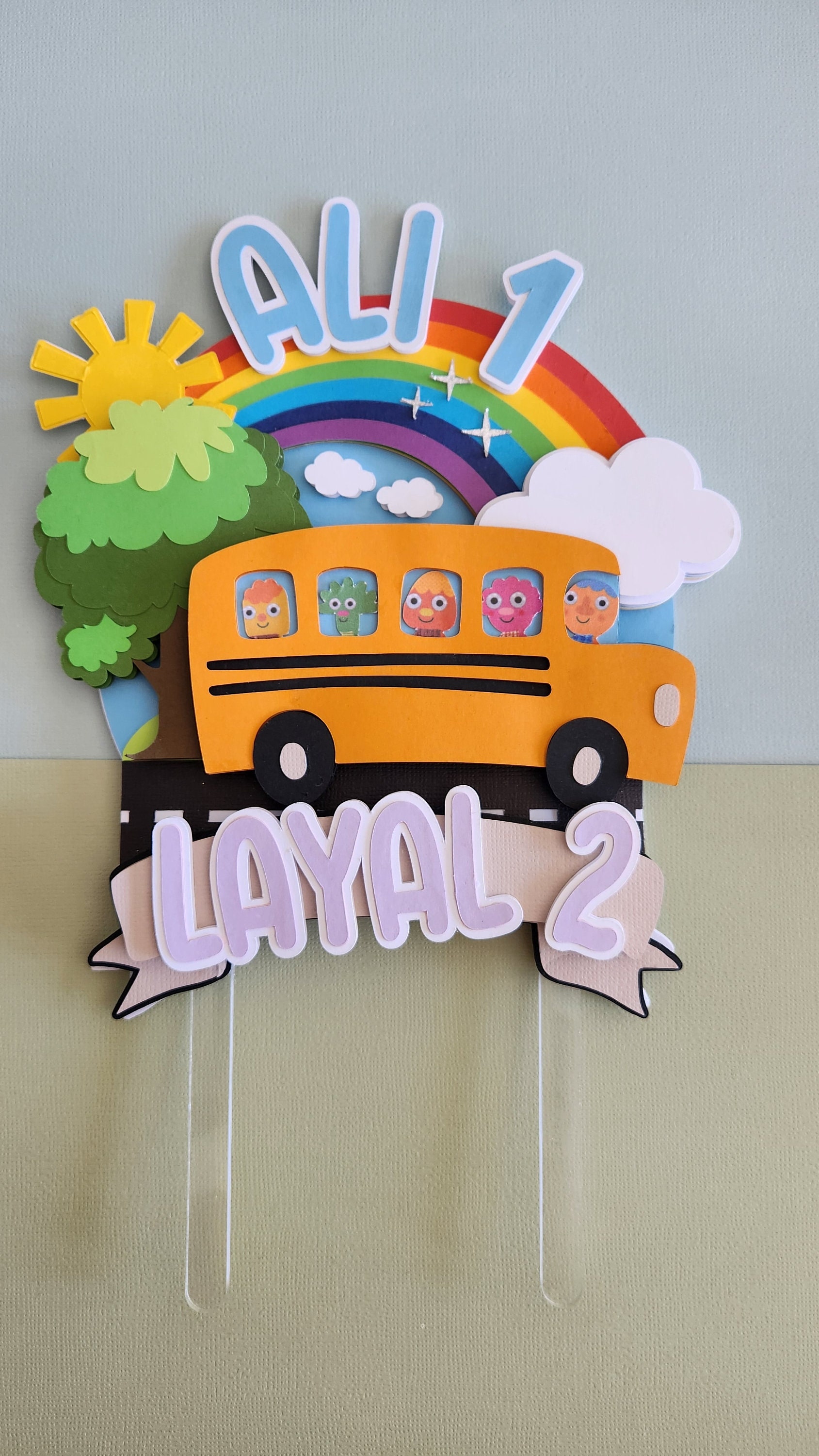 Super Simple Songs Cake Topper | School Bus Cake Topper | Super Simple ...