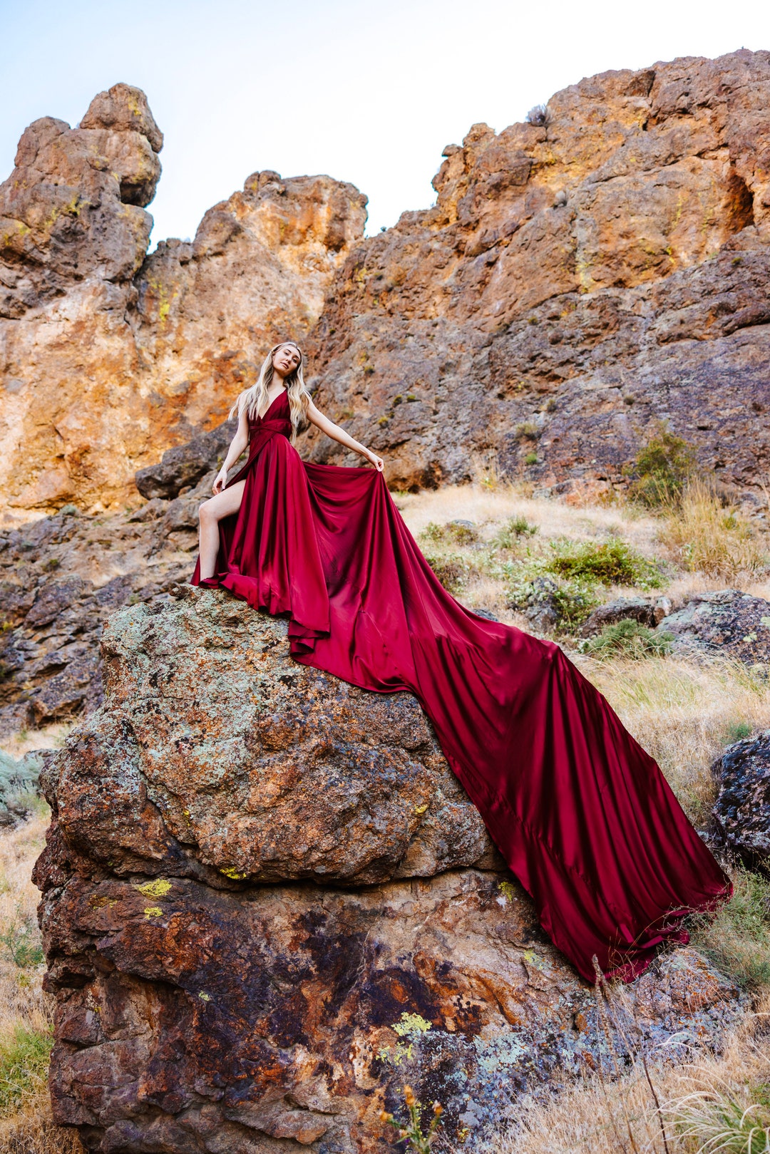 Long Flying Dress Flying Dress for Photoshoot Long Train Dress ...